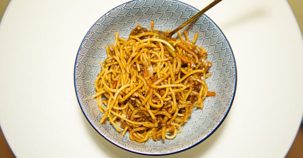 Chinese Red Noodle Bean Recipe